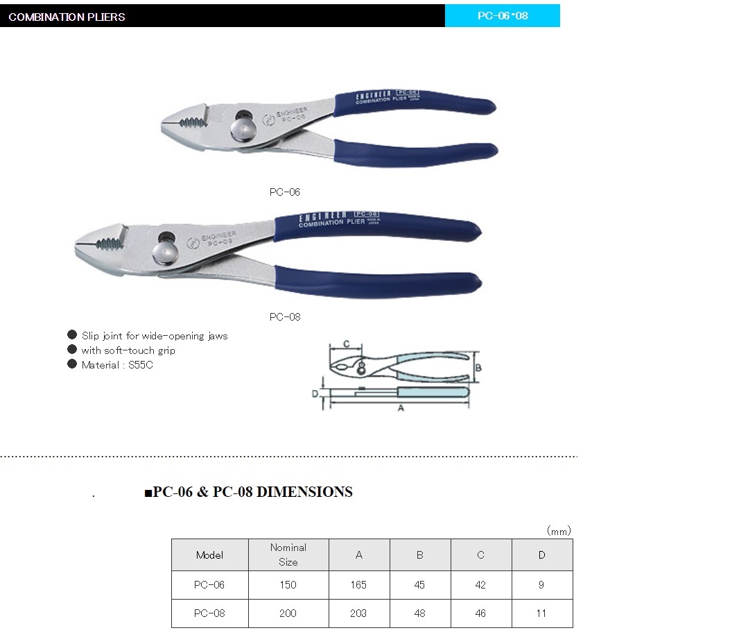 Ichiban Precision Sdn Bhd - Engineer - ENGINEER COMBINATION PLIERS